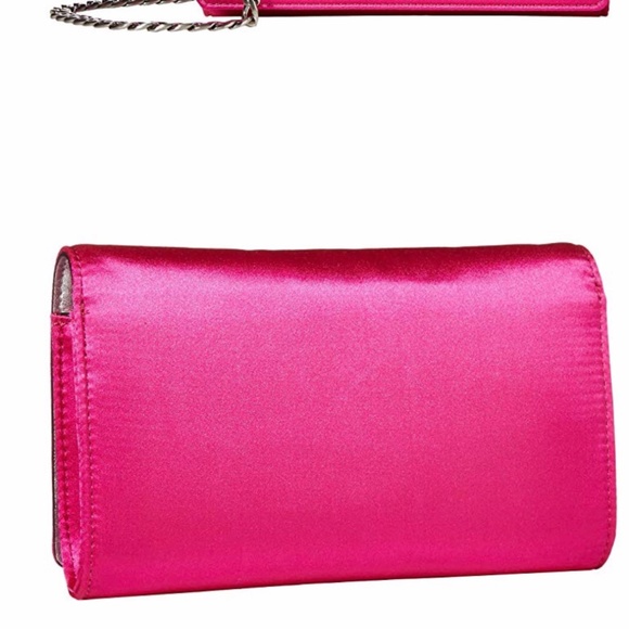 J. Crew | Bags | Jcrew Chain Wallet Satin Handbags | Poshmark